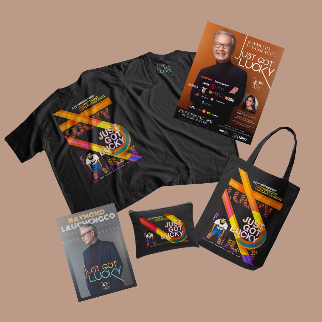 Just Got Lucky Concert Merchandise – Raymond Lauchengco